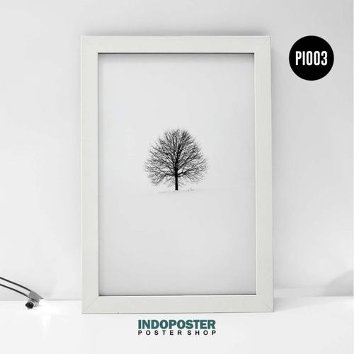 Jual Poster Aesthetic Tree Ranting Pohon Minimalist Snow A4 30X20cm ...