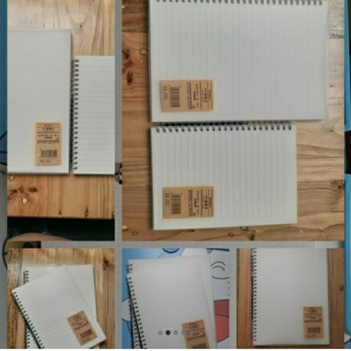 Jual buku note book a5/buku catatan catatan a5 (polos,kotak,garis,grid ...