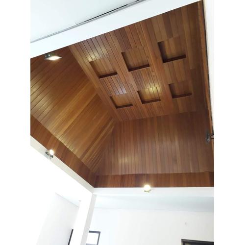 Jual Plafon Kayu Lumberceiling Kayu Kruing Ukuran 1.1x8x100cm Up - Kota ...