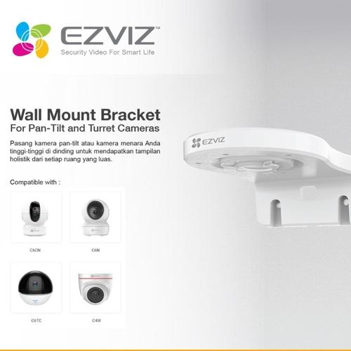 Jual Bracket Dinding CCTV Indoor Ezviz C6CN C6N TY1 C4W C6TC CMT Wall ...