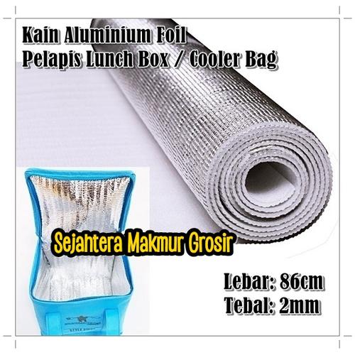 Jual Kain Aluminium Foil / Bahan Pelapis Cooler Bag Peredam Panas Tebal ...