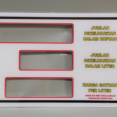 Jual Mika Akrilik Display Segmen Penutup Layar Pertamini Pom Mini ...