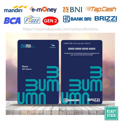 Jual Emoney edisi ID CARD GARUDA BRI BRIZZI kartu Etoll - 2 SISI - BNI ...