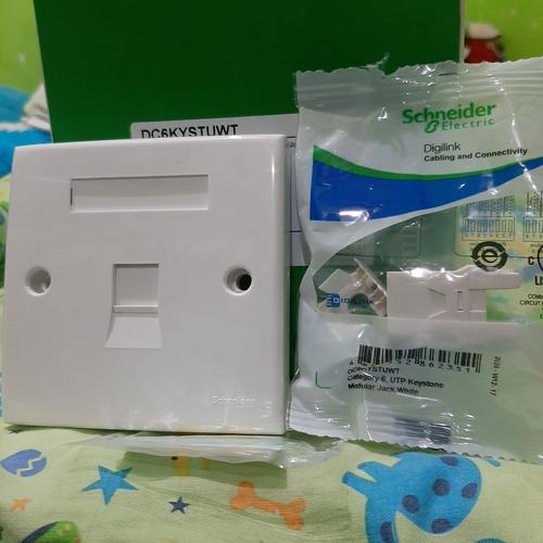 Jual outlet data clipsal clasic cat 6 /modul data cat 6 clipsal ...