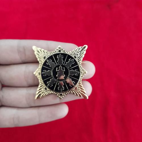 Jual Bros Pin Lambang Logo Kerajaan Majapahit Majapait Warna Kombinasi ...