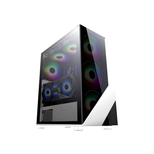 Jual CASING Enlight Rampage | CASING GAMING MIDDLE TOWER 4FAN RGB KEREN ...