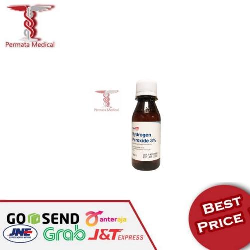 Jual Hydrogen Peroxide 3% H2O2 OneMed 100ml - Jakarta Timur - Permata ...