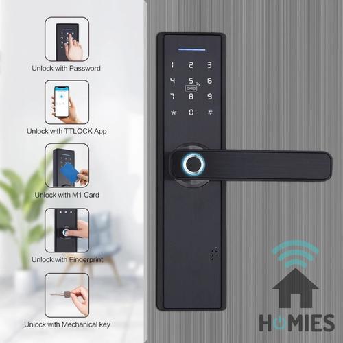 Promo Homies Smart Door Lock Handle Type X1 - Fingerprint - Waterproof ...