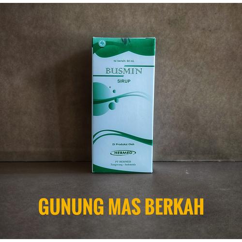 Jual BUSMIN Syrup 60 ml - Membantu memelihara kesehatan tubuh - Kota ...