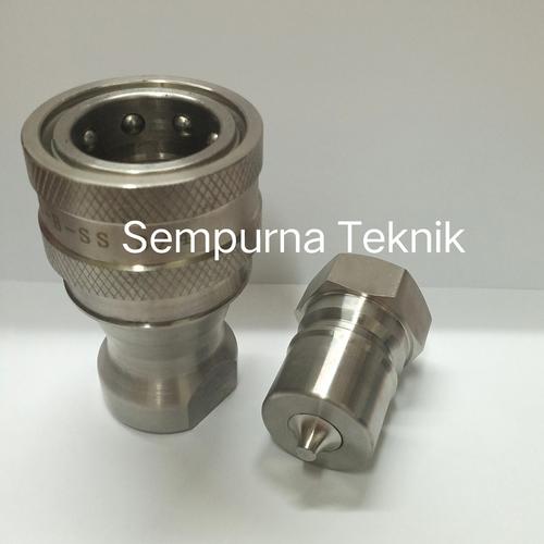 Jual Quick coupler hidrolik 1/2" NPT STAINLESS - Jakarta Barat ...