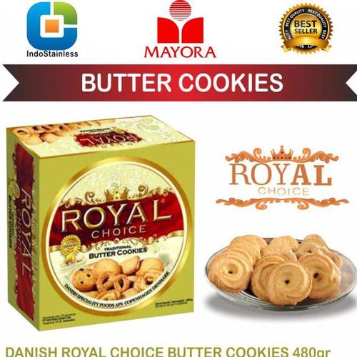 Jual Promo!! Royal Choice Butter Cookies 480Gr Biskuit Kaleng Murah ...