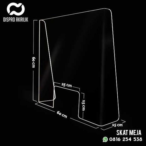 Jual Divider pembatas meja anti virus / Table divider - Kota Tangerang ...