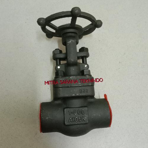 Jual Gate valve carbon steel socket weld las 2" inch/gate valve class ...