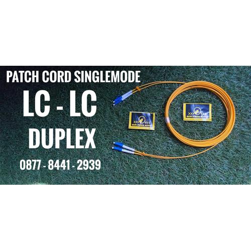 Jual PATCH CORD DUPLEX LC to LC 10 Meter FIBER OPTIC 3mm - 3mm - Jakarta Selatan - GEM FIBER ...