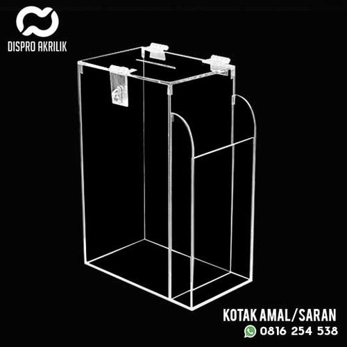 Jual 001 Kotak Amal / Kotak Amal Akrilik / Akrilik Display / kotak ...