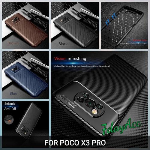 Jual CASE POCO X3 PRO / X3PRO RUGGER CARBON ARMOR SILIKON CASING ...