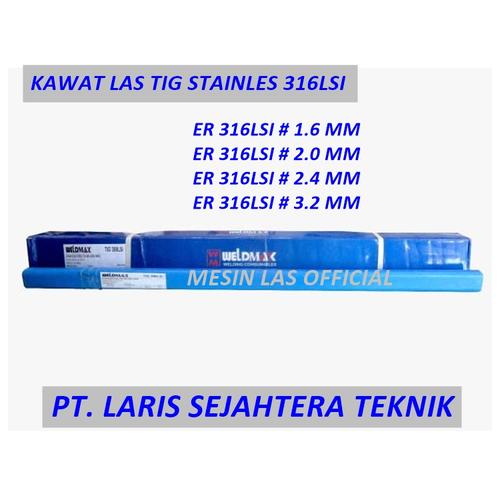 Jual Kawat Las Tig Rod Argon Stainles 316 LSI 1.6 MM - Jakarta Barat ...
