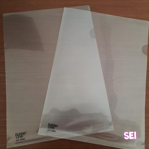 Jual MAP L (CLEAR SLEEVES) FOLDER ONE F4 / A4 - CLEAR / BENING - A4, 12 ...