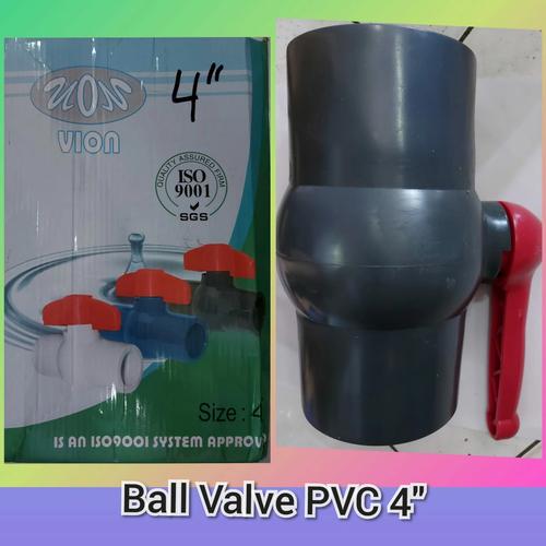 Jual Ball Valve PVC 4" - Kab. Sidoarjo - SmileOke Building | Tokopedia