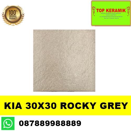 Jual Keramik Lantai Kia Impresso 30x30 Rocky Grey Kw 1 - Kota Depok ...