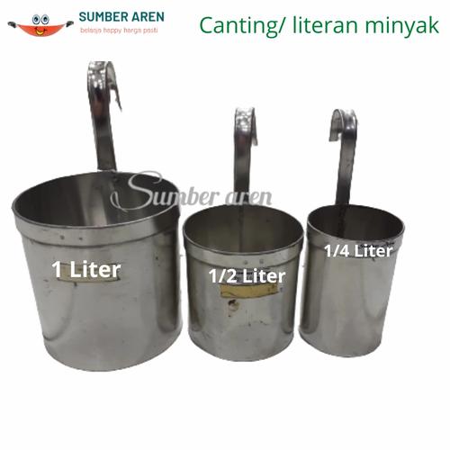 Jual Canting Literan Takaran Gelas Ukur Minyak 1 Liter Murah - 1/4 ...