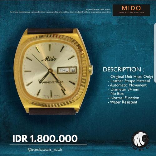 Jual Mido Automatic 34mm - Kota Tangerang - Istana_Batu_Tulis | Tokopedia