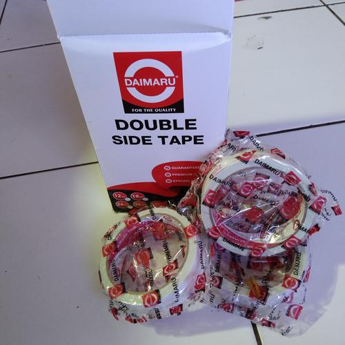 Jual Dobel Double tape Daimaru 24 mm ..1 inch..harga per roll - Jakarta ...