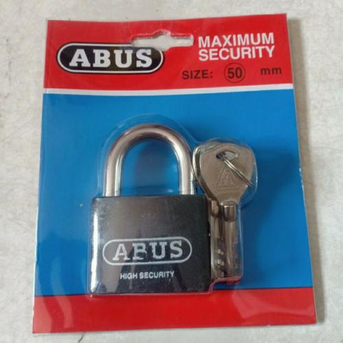 Jual gembok abus hitam 50mm leher pendek - Jakarta Barat ...