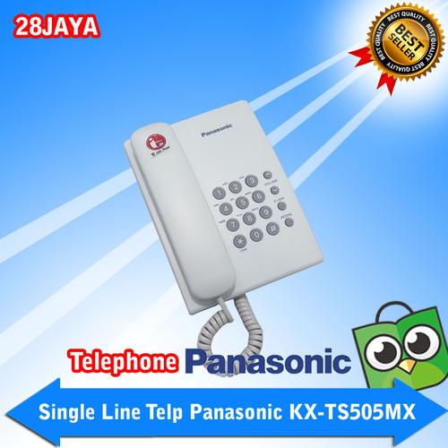 Jual Telephone Single Line Panasonic KX-TS505MX - White - Jakarta Pusat - NURSECALL TEKNIK ...