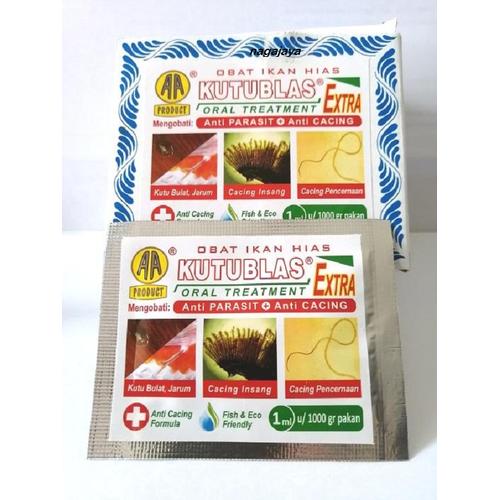 Jual Obat ikan kutublas extra obat ikan anti parasit cacing atau kutu ...