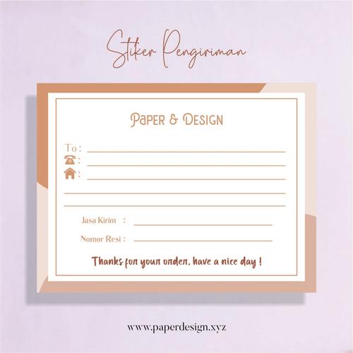 Jual Sticker Label untuk Pengiriman | Sticker Label Barang | Kertas ...