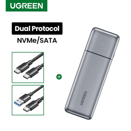 Jual Ugreen Casing Enclosure SSD COMBO M2 NVME/NGFF m-key/m+b key - Jakarta Barat - sunnyred ...