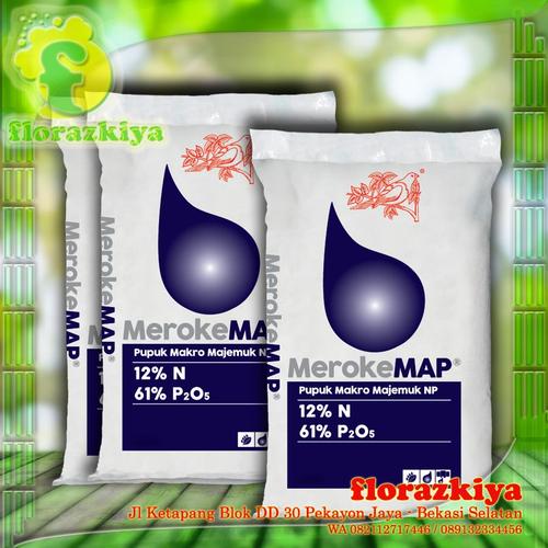 Jual PUPUK MEROKE MAP 1 KG KEMASAN PABRIK HIDROPONIK MONO AMONIUM ...