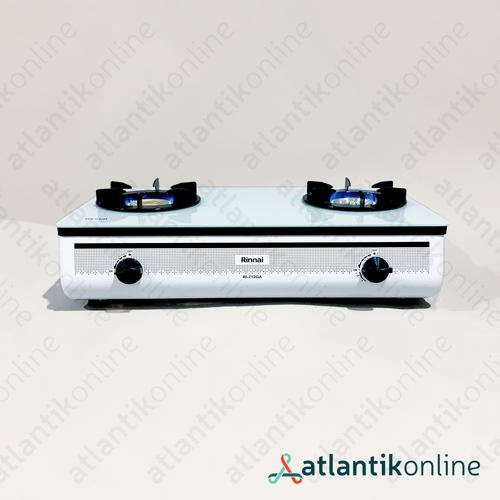 Jual Kompor gas 2 tungku api besar kaca RINNAI RI-712GA (W) RI712GAW ...