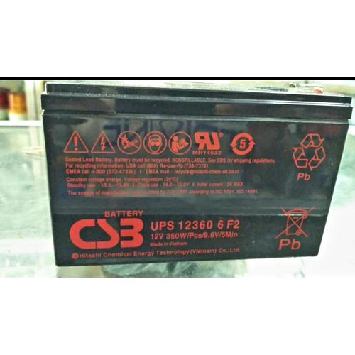 Jual Aki Baterai VRLA UPS Hitachi CSB 123606 12 V 360 W Vietnam - Kota ...