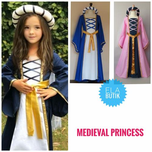 Jual kostum medieval/victorian /princess medieval - pink, XS - Kota ...