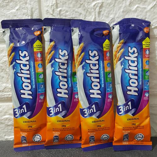 Jual Horlicks Original 3 in 1 Malt Sachet - Kota Bandung - The Sachets ...