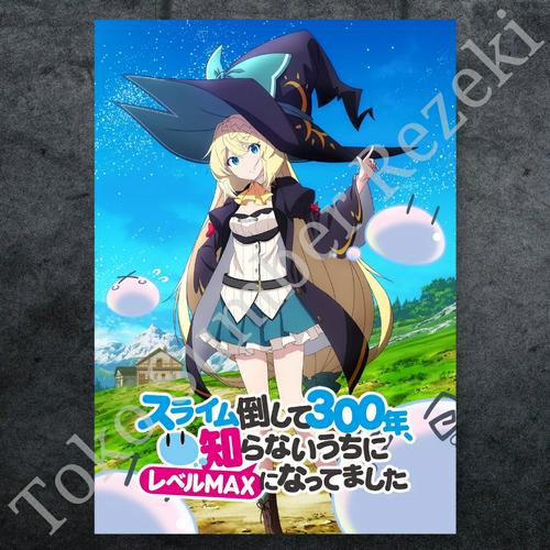 Jual Poster Figure Aizawa Azusa Witch Slime Taoshite Lukisan Paper ...