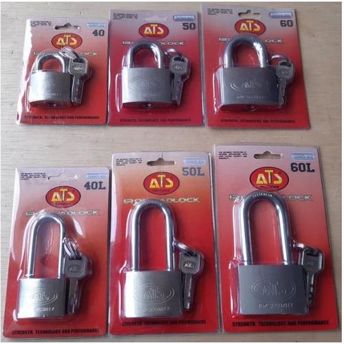 Jual KUNCI GEMBOK PADLOCK ATS 30 40 50 60 MM LEHER PENDEK / PANJANG ...