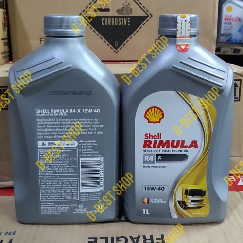 Jual Oli DIESEL Shell Rimula X R4 15W-40 1Liter - Kota Surabaya - D ...