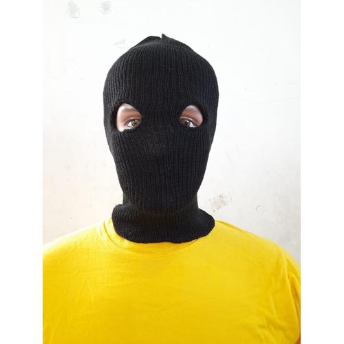 Jual Topi Kupluk Ninja / Topi Full Face / Topi Ronda 2 Lobang topi ...