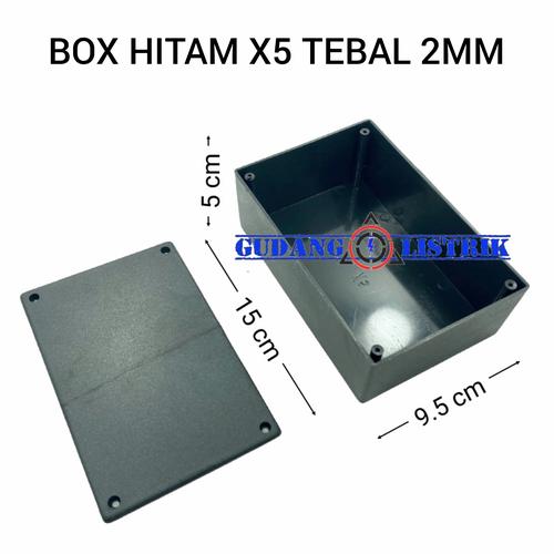 Jual Box Hitam Box Komponen X5 Serbaguna Tebal 2mm - Tanpa Sekrup ...