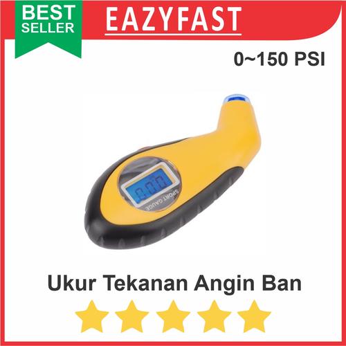 Jual Ukur Tekanan Angin Ban Digital Tire Gauge Air Pressure Baro Mano ...