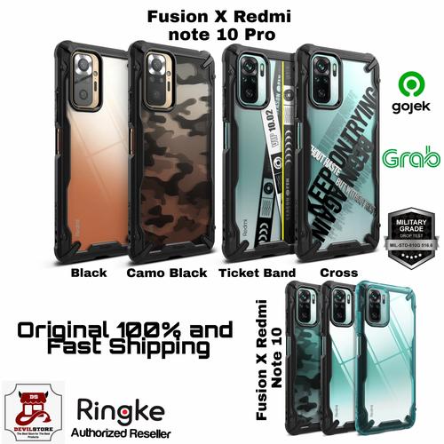Jual Case Redmi Note 10 Pro / Note 10 Ringke Fusion X Casing Note 10 ...