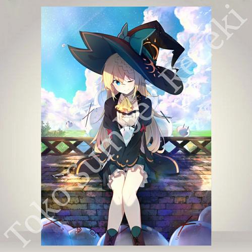 Jual Poster Figure Aizawa Azusa Laika Halkara Slime Taoshite Lukisan ...