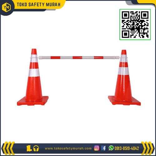 Jual Cone Bar Retractable Stick Penghubung Safety Cone/ Palang Traffic ...