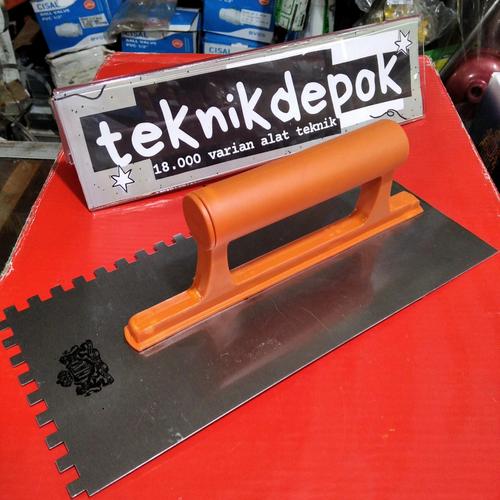 Jual Trowel Besi Perata Plesteran Acian Semen Roskam Gerigi Gagang Pvc ...