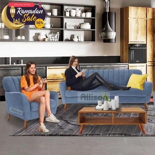 Promo Allison Sofa Minimalis Scandinavian Ferra Warna Aqua - 31 Seater ...