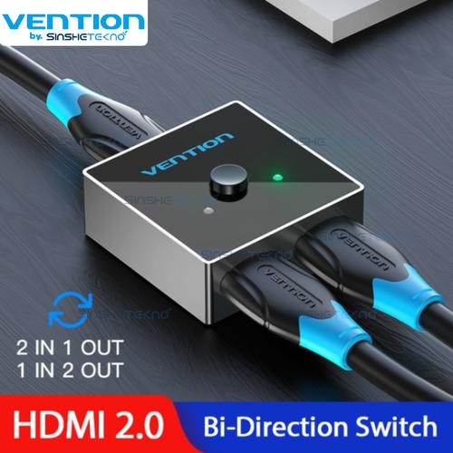 Jual HDMI Switcher Vention AFL 2in-1Out | 1in2Out 4K 1080p HDMI2.0 ...