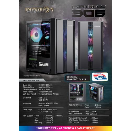 Jual IMPERION CASING Casing Fortress 306 - Kota Medan - Apa Cari Gan ...